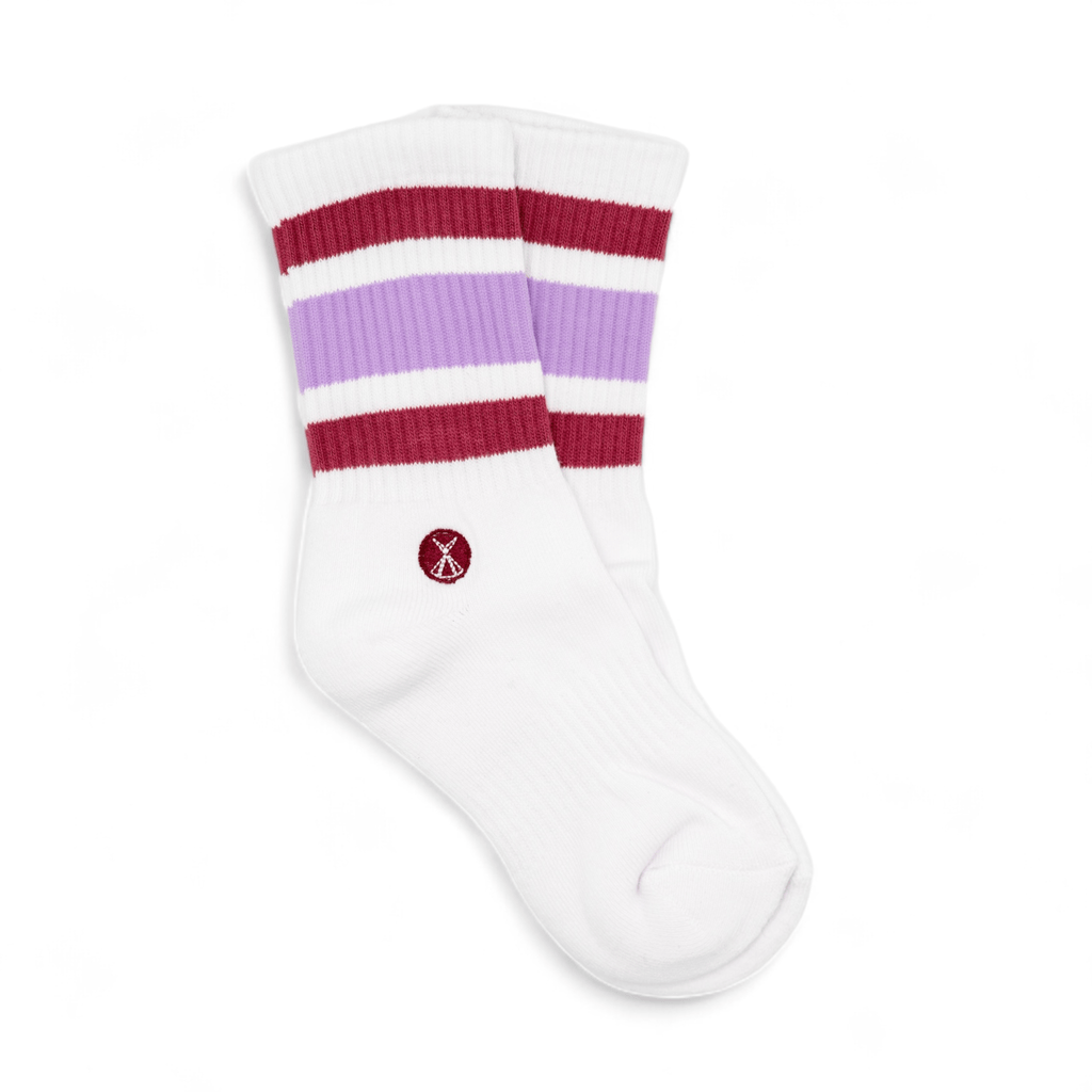 Classic Socks - Purple Striped | B. Extra Sportswear – B.Extra