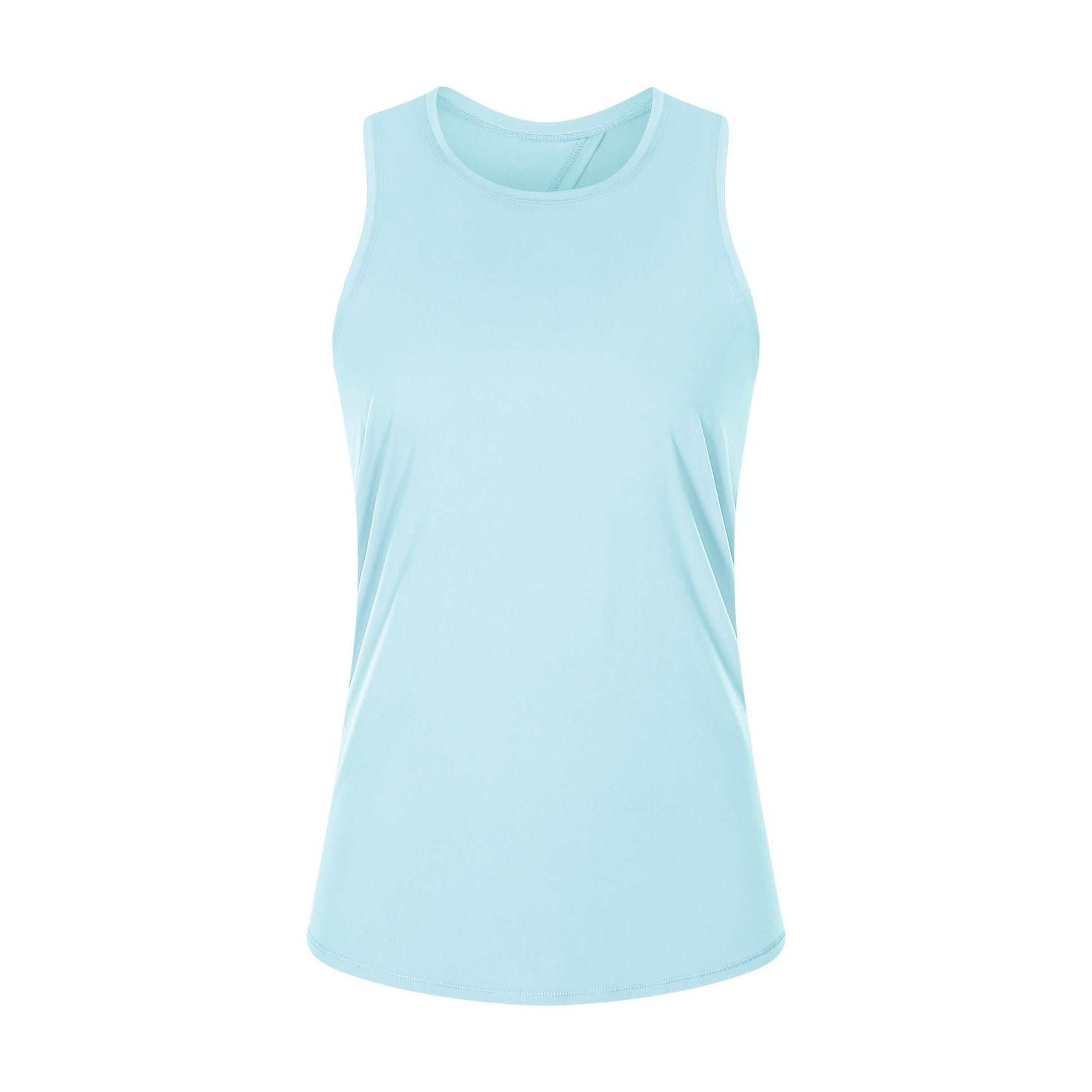 Open Back Tank Top - Airy Blue | Blauwe sporttop voor dames | B. Extra ...